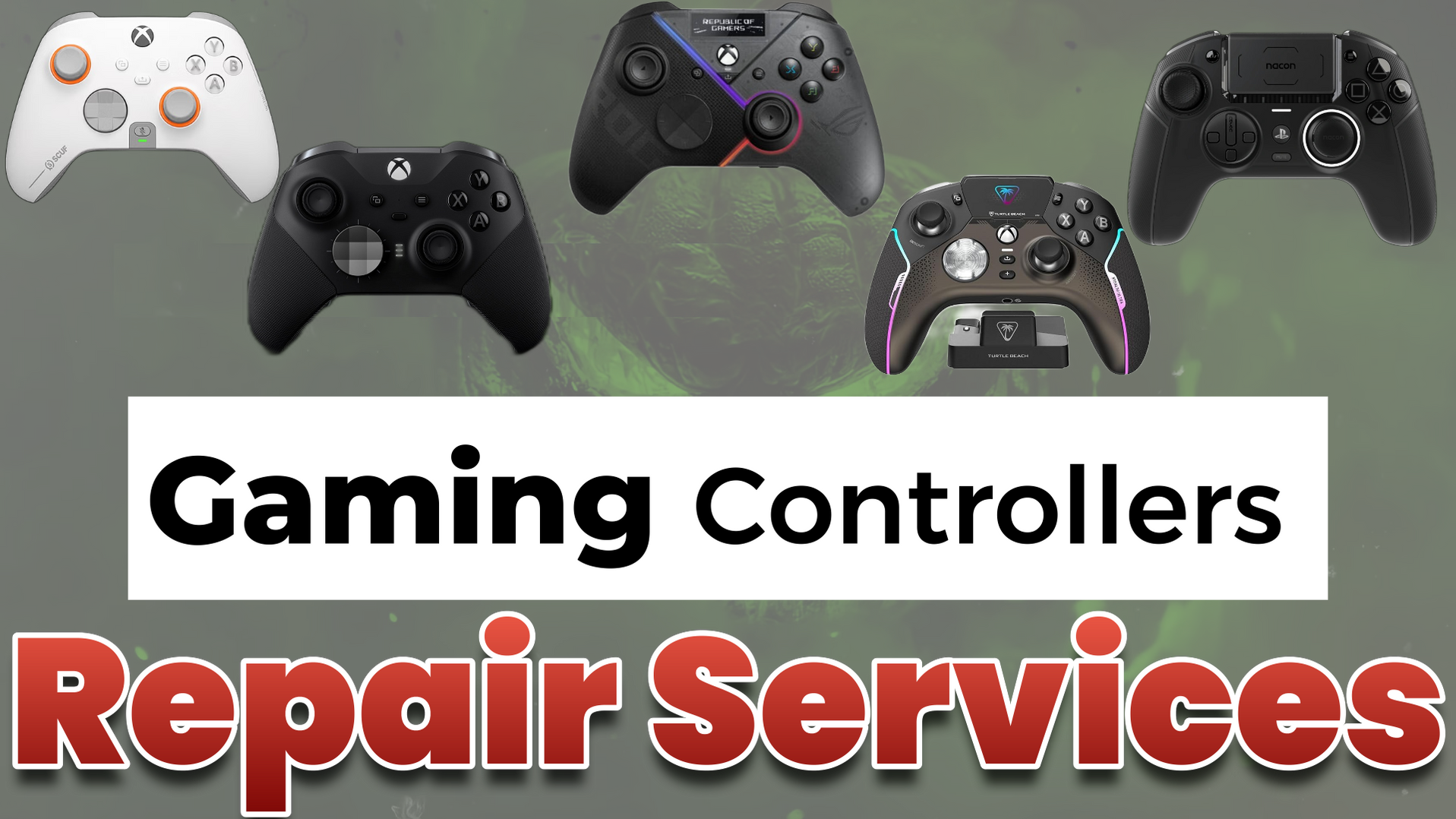 PC-Desktop Gaming Controllers — Game Console Repairs