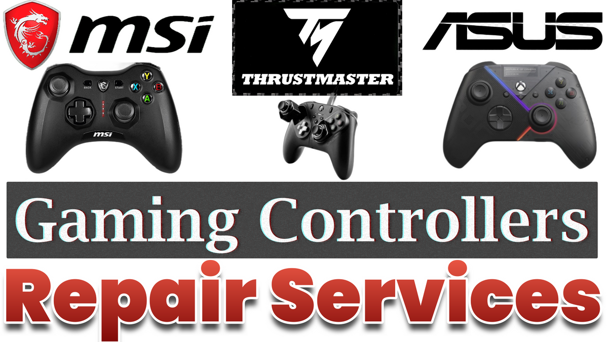 Thrustmaster | ASUS | MSI Gaming Controllers — Game Console Repairs