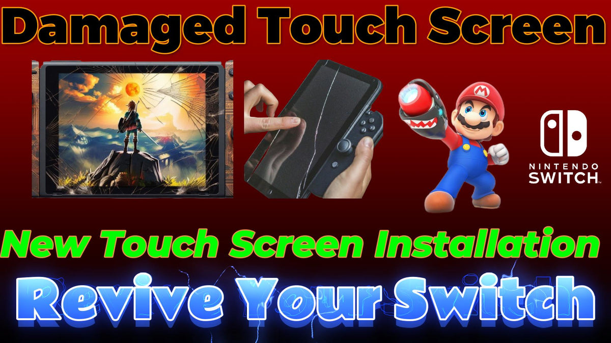 Nintendo Switch Touch Screen Digitizer Replacement — Game Console Repairs