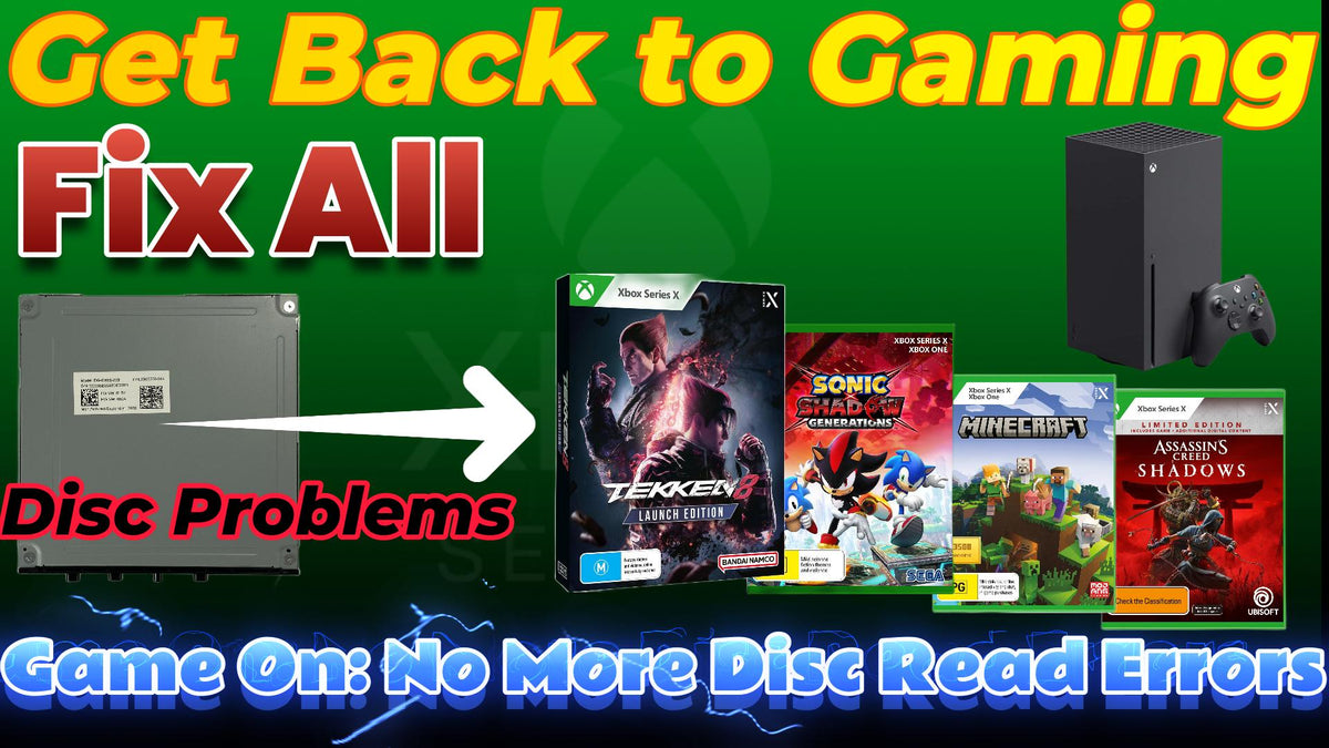 XBOX Series X Not Reading Games Repair Service — Game Console Repairs