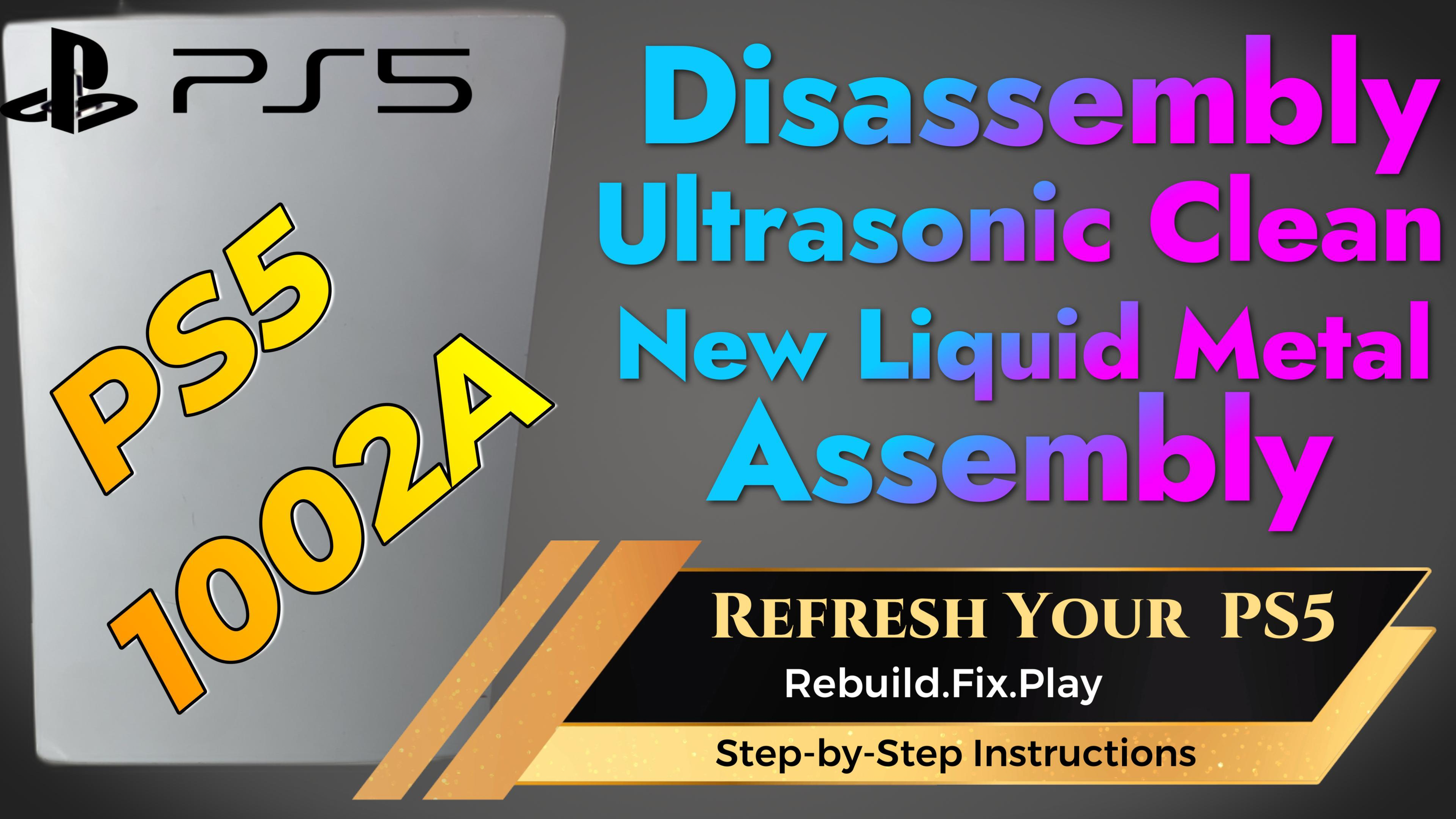 Keep your PS5 Cool! - PS5 New Liquid Metal Replacement Service — Game ...
